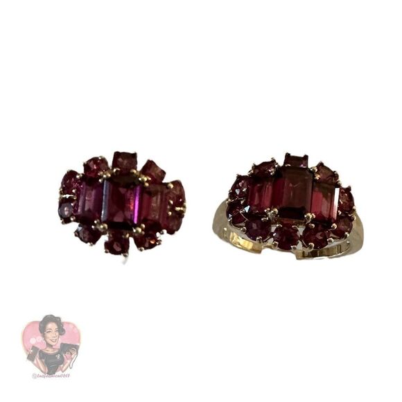 Jewelry | Vintage Bbj Garnetring Sz 6 | Poshmark